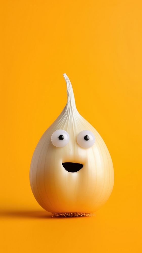 Garlic face wallpaper food anthropomorphic | Premium Photo Illustration ...