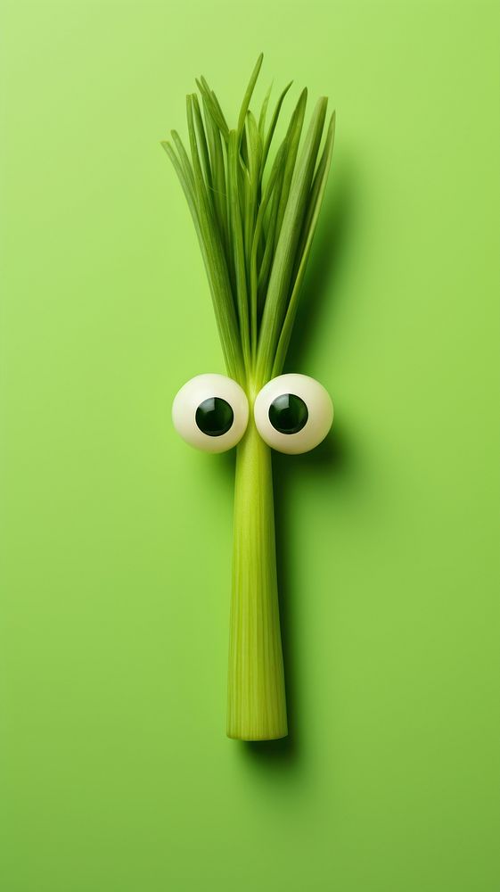 Spring onion face wallpaper vegetable | Free Photo Illustration - rawpixel