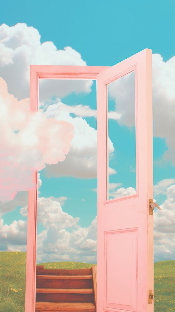 Open door view sky architecture | Free Photo Illustration - rawpixel