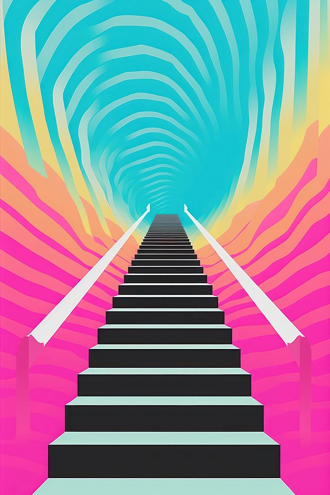 A stair architecture staircase abstract. | Free Photo Illustration ...