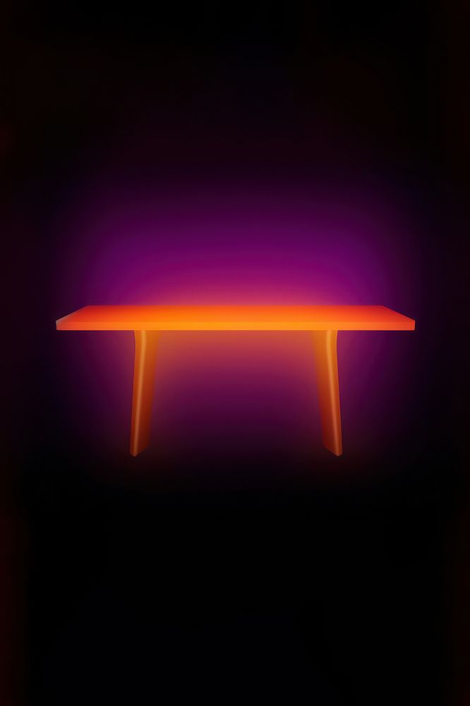 Abstact gradient illustration dining table | Premium Photo Illustration ...