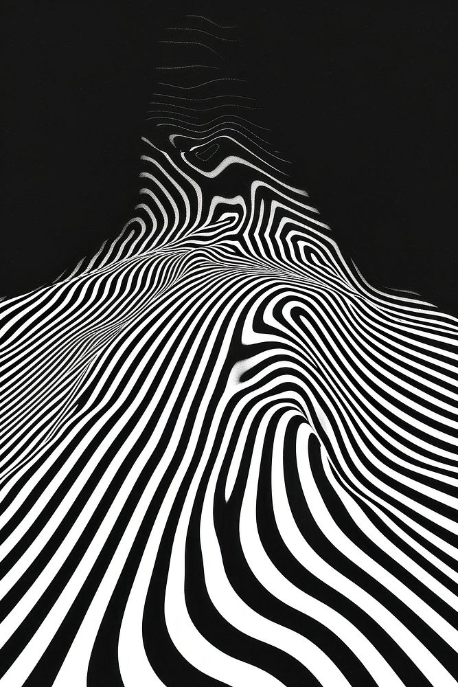 Doppler Effect abstract pattern drawing. | Premium Photo Illustration ...