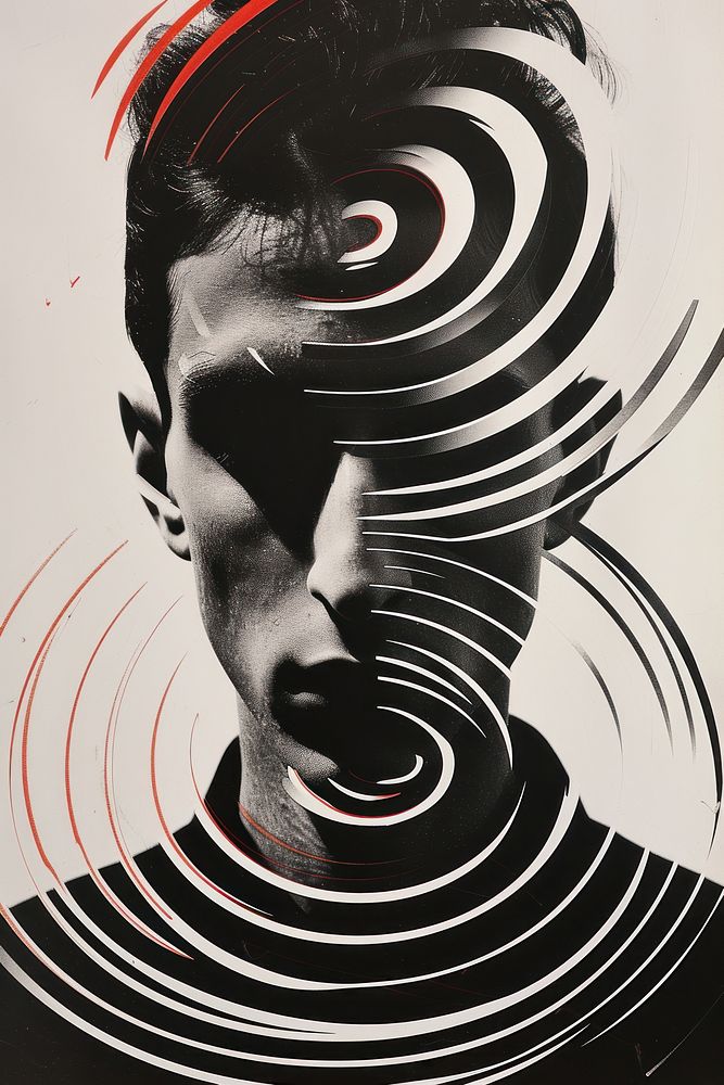 Doppler Effect collage portrait poster | Free Photo Illustration - rawpixel
