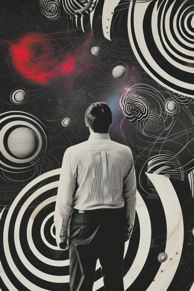 Doppler Effect collage standing poster | Free Photo Illustration - rawpixel