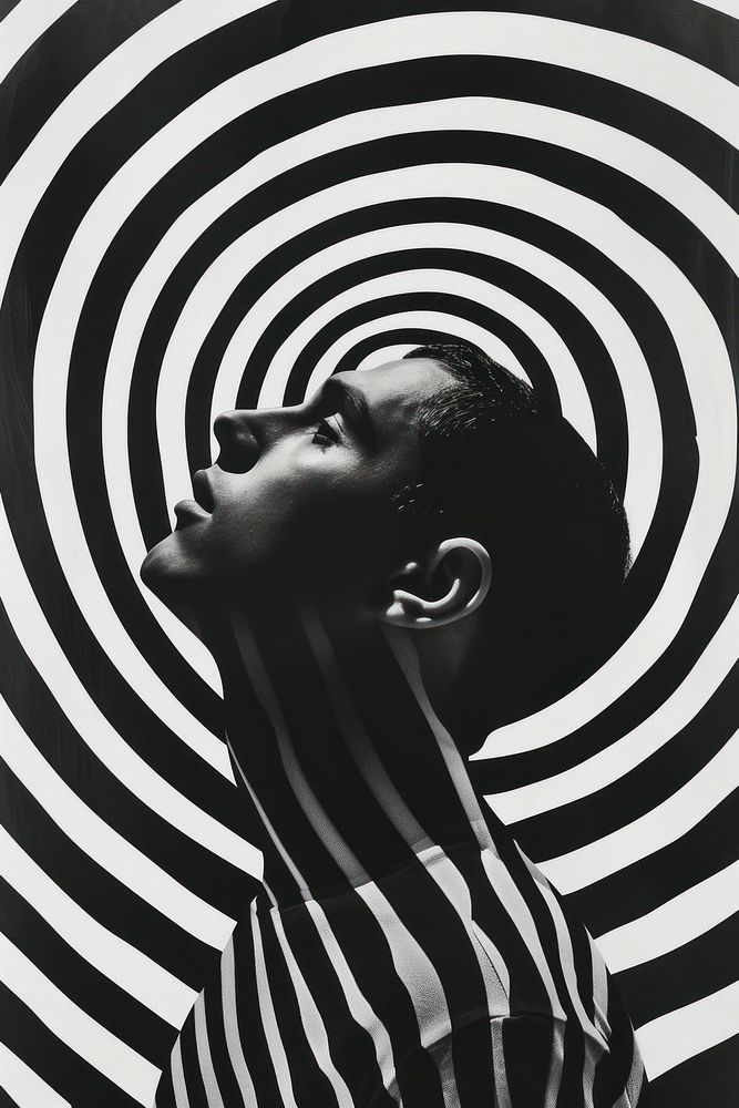 Doppler Effect portrait adult photography. | Premium Photo Illustration ...