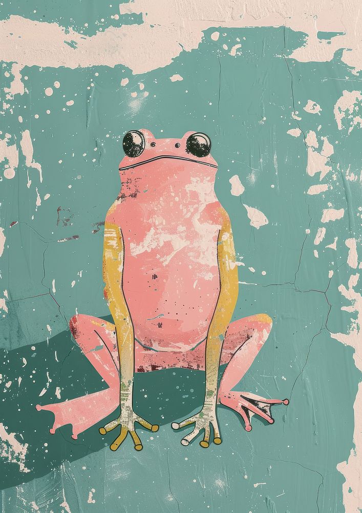 Frog person character art amphibian | Premium Photo Illustration - rawpixel