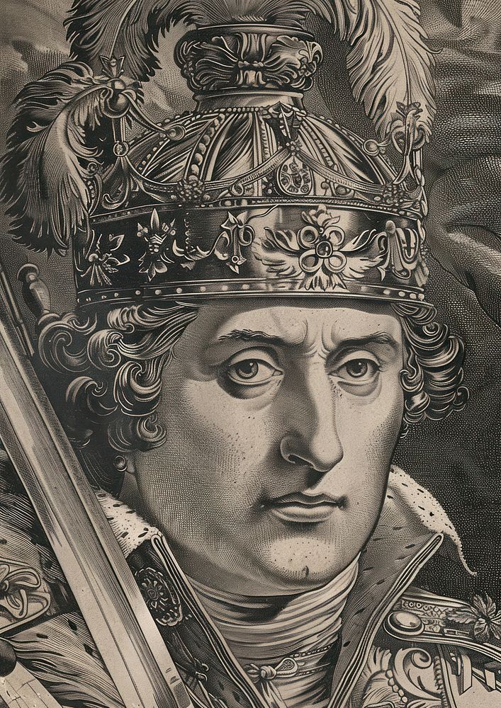 Napoleon portrait painting drawing. | Premium Photo Illustration - rawpixel