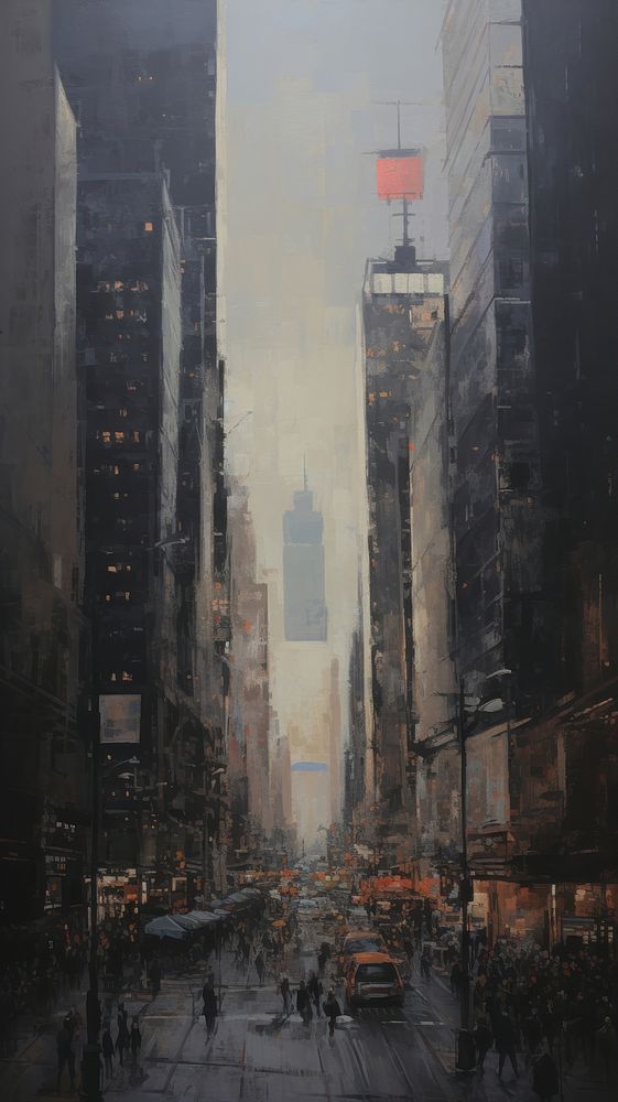 New york architecture metropolis cityscape. | Premium Photo ...