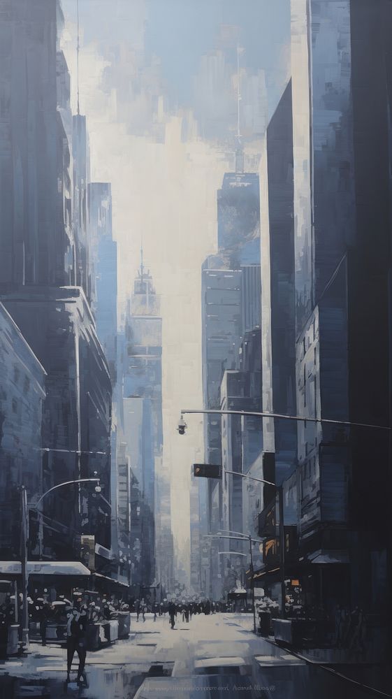 New york architecture metropolis cityscape. | Free Photo Illustration ...