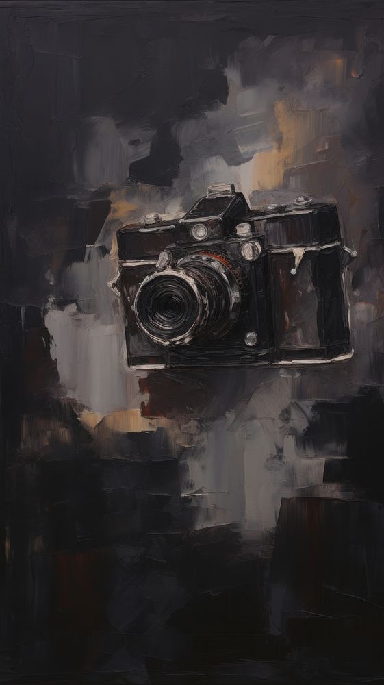 Camera art painting acrylic paint. | Premium Photo Illustration - rawpixel
