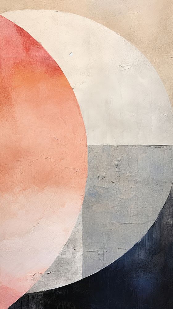 Moon abstract painting shape. | Free Photo Illustration - rawpixel