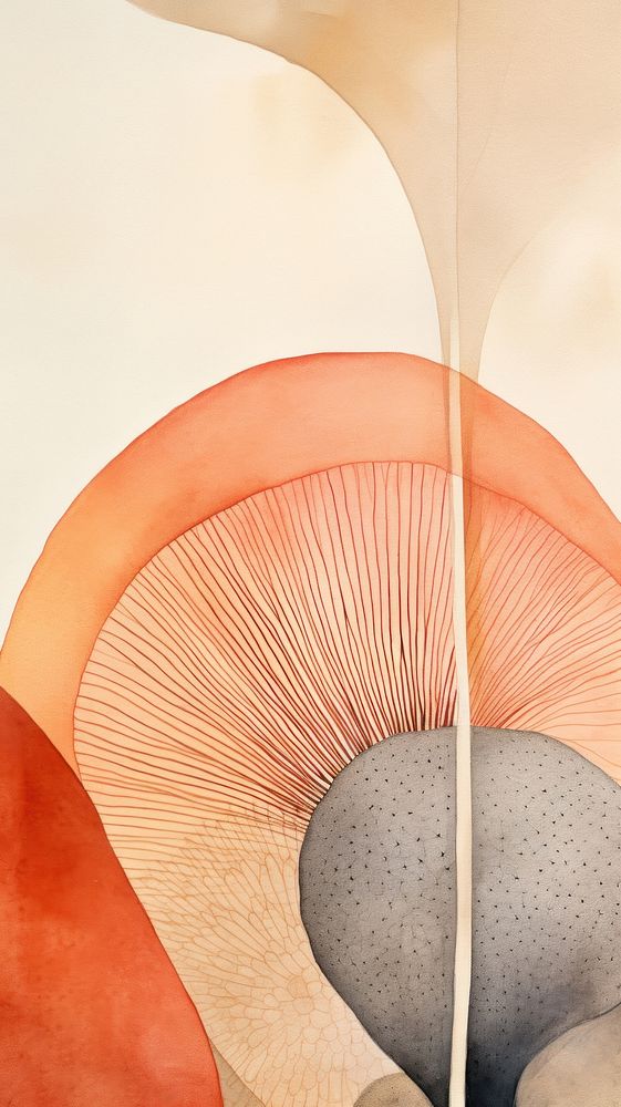 Mushroom abstract backgrounds creativity. | Premium Photo Illustration ...