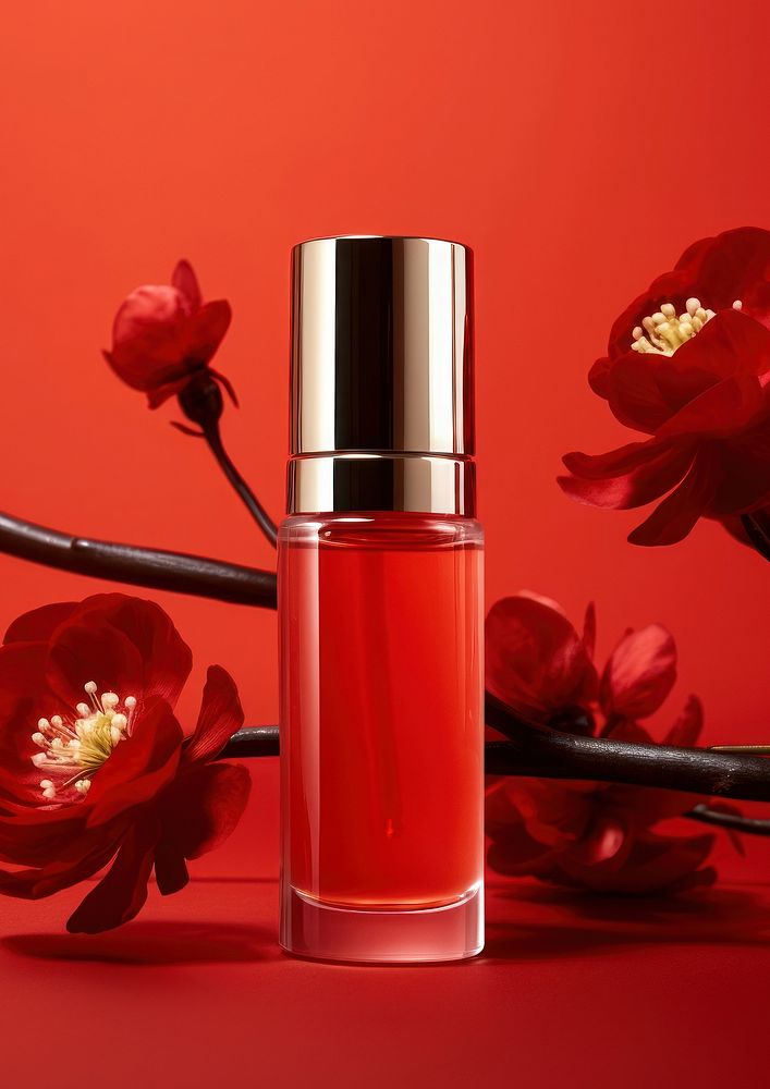 Red perfume bottle | Premium Photo - rawpixel