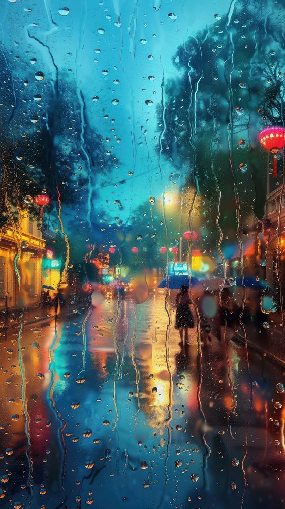 Rain scene city outdoors glass | Free Photo - rawpixel