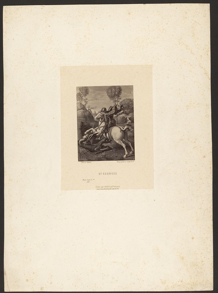 "St. Georges" Raphael Goupil and | Free Photo Illustration - rawpixel