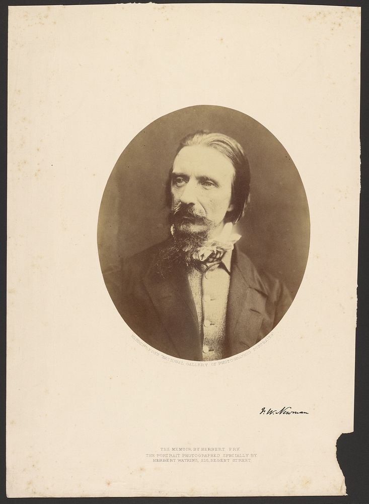 Professor Francis William Newman Herbert | Free Photo Illustration ...