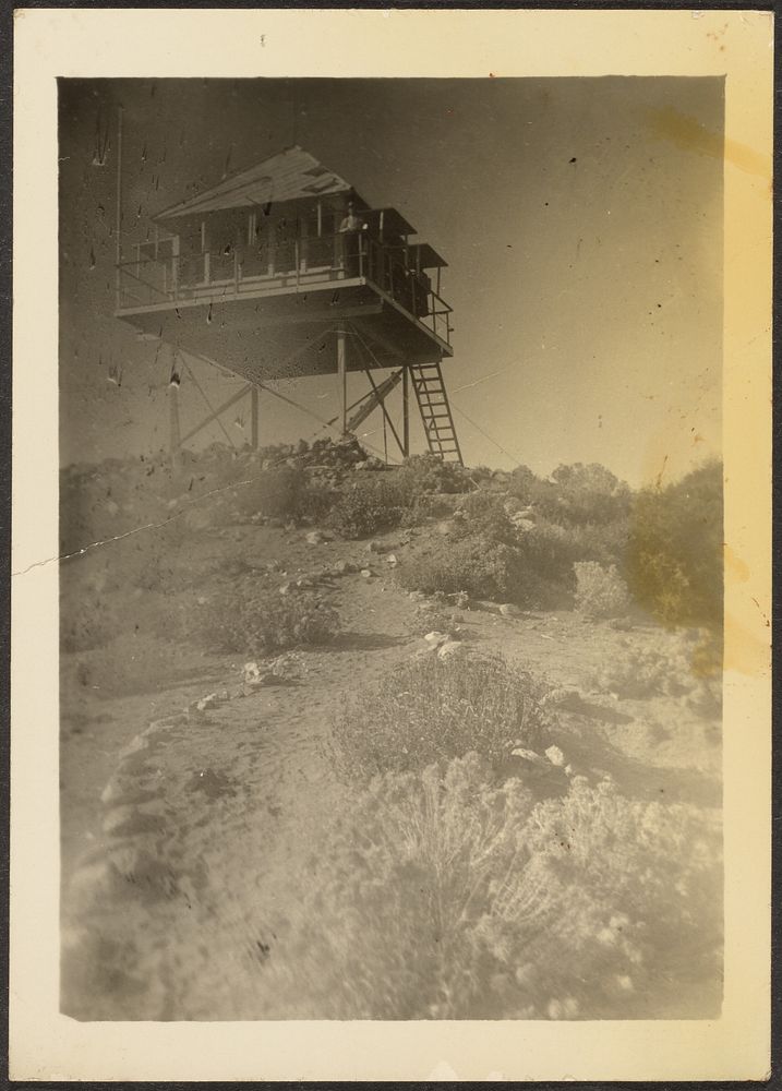 Watch Tower Landscape Louis Fleckenstein | Free Photo - rawpixel