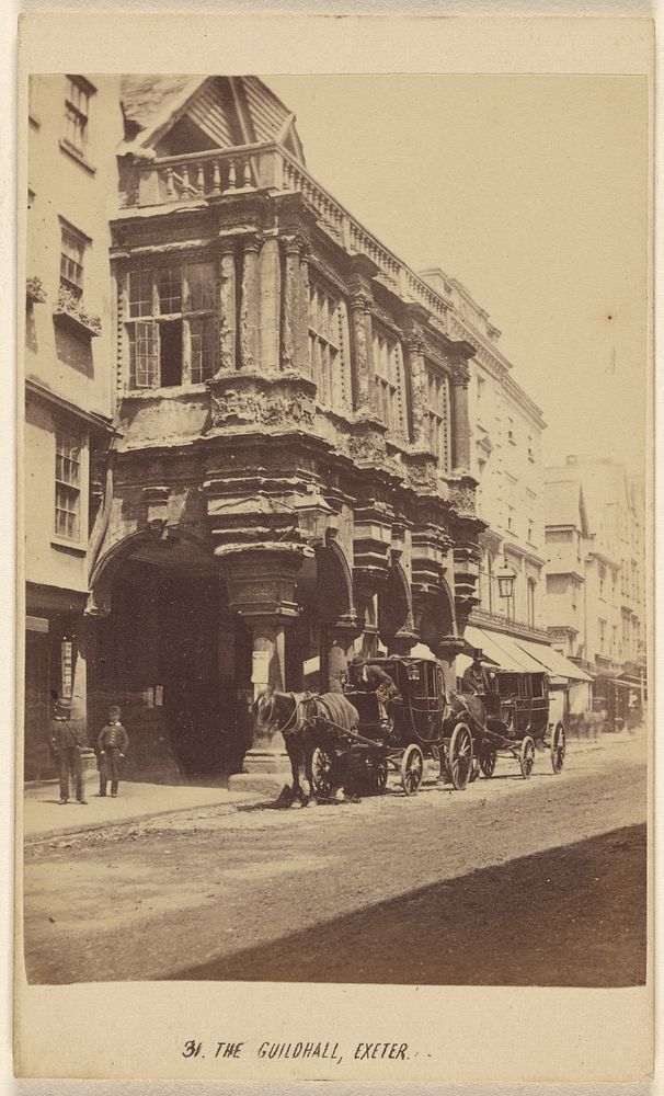 Guildhall, Exeter. William Spreat | Free Photo - rawpixel