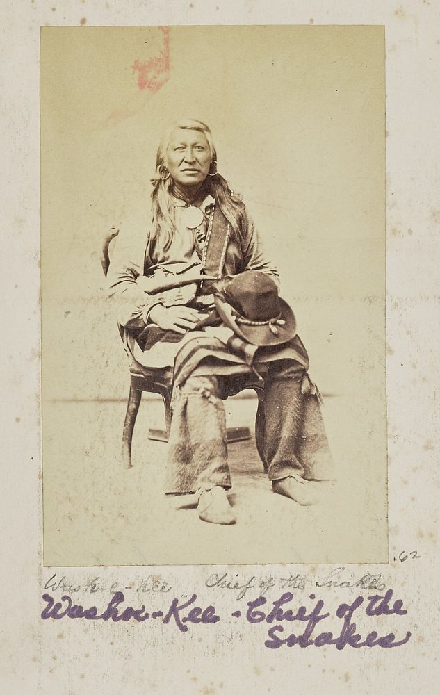 Wash-e-Kee. Chief Snakes Savage and | Free Photo - rawpixel