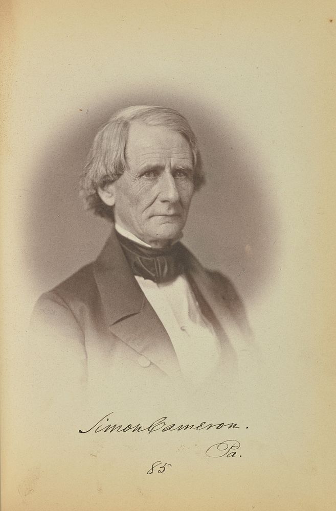 Simon Cameron James Earle McClees | Free Photo Illustration - rawpixel