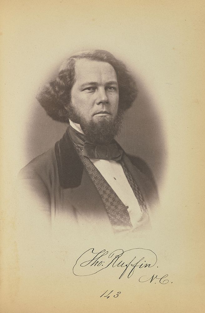 Thomas Ruffin James Earle McClees | Free Photo Illustration - rawpixel