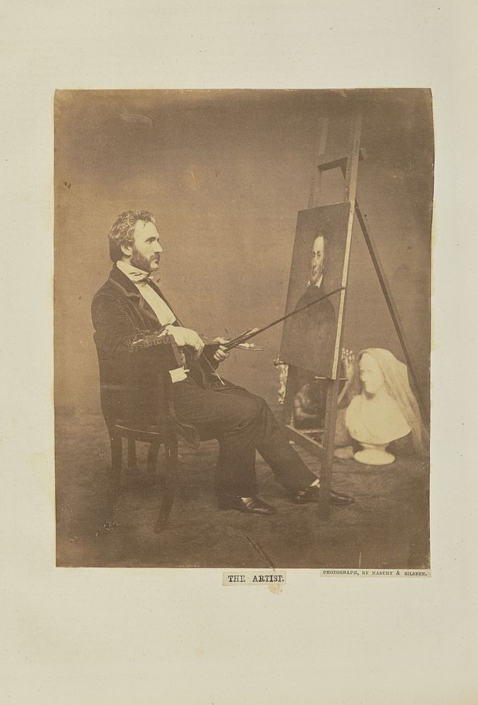 Artist Samuel Masury and George | Free Photo Illustration - rawpixel