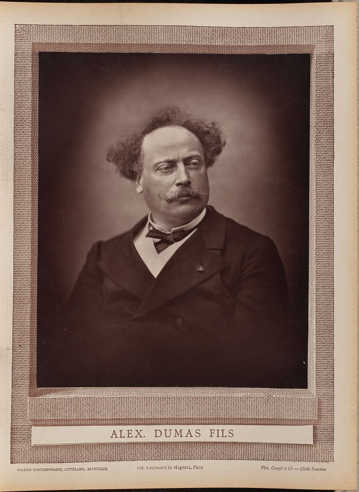 Alex. Dumas Fils G Fontaine | Free Photo Illustration - rawpixel