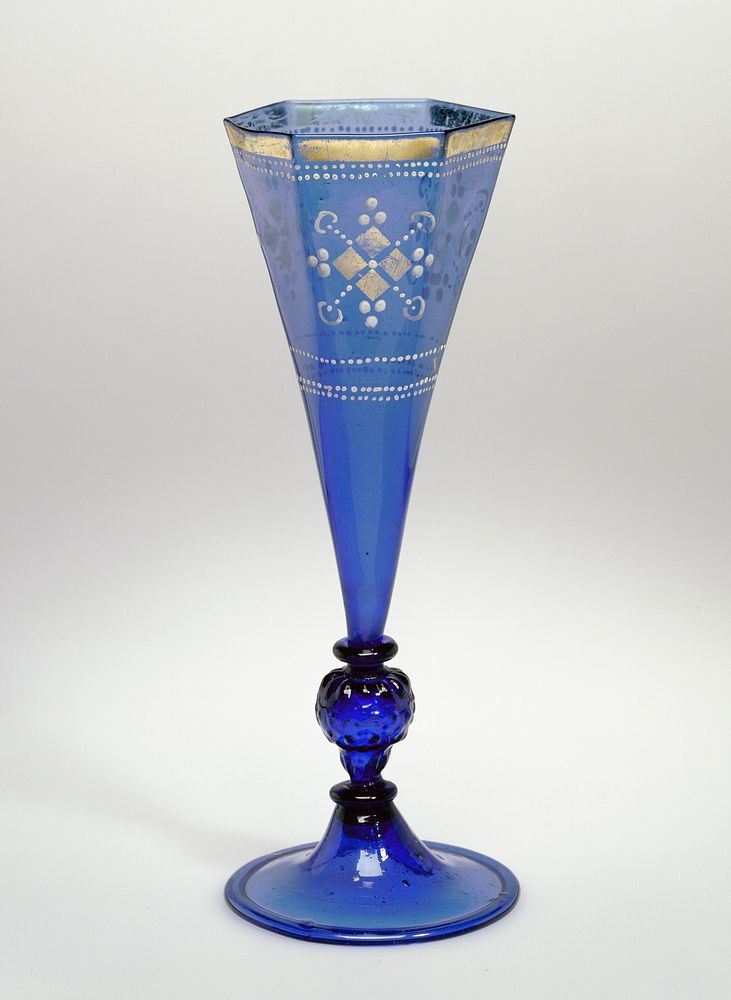 Elegant blue glass goblet design | Free Photo - rawpixel