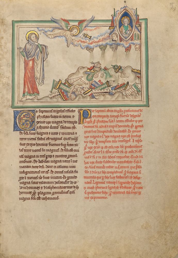 Angel Pouring Seventh Vessel | Free Photo Illustration - rawpixel