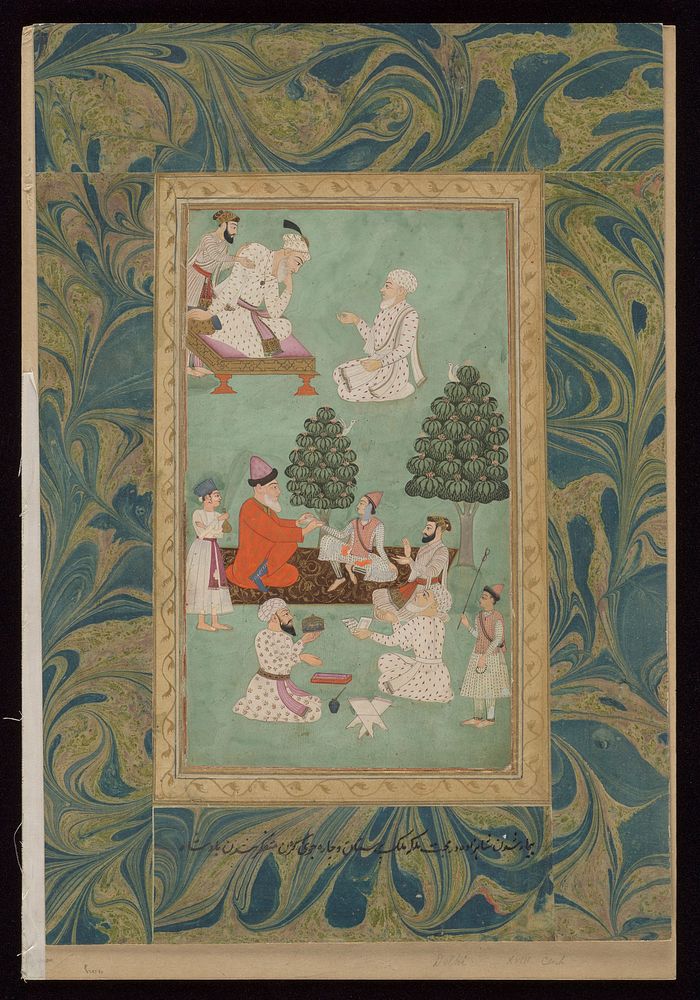 Above, emperor Aurangzeb consults physician; | Free Photo Illustration ...