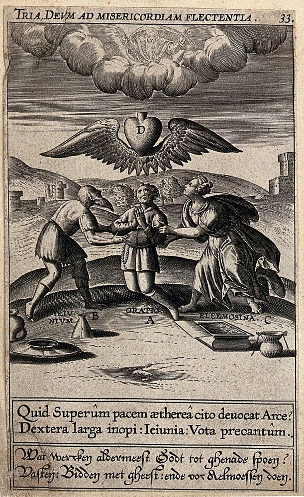 Three means gain God's mercy: | Free Photo Illustration - rawpixel