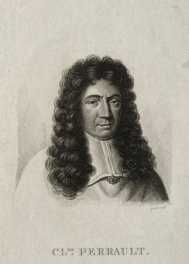 Claude Perrault. Stipple engraving C.A. | Free Photo Illustration ...
