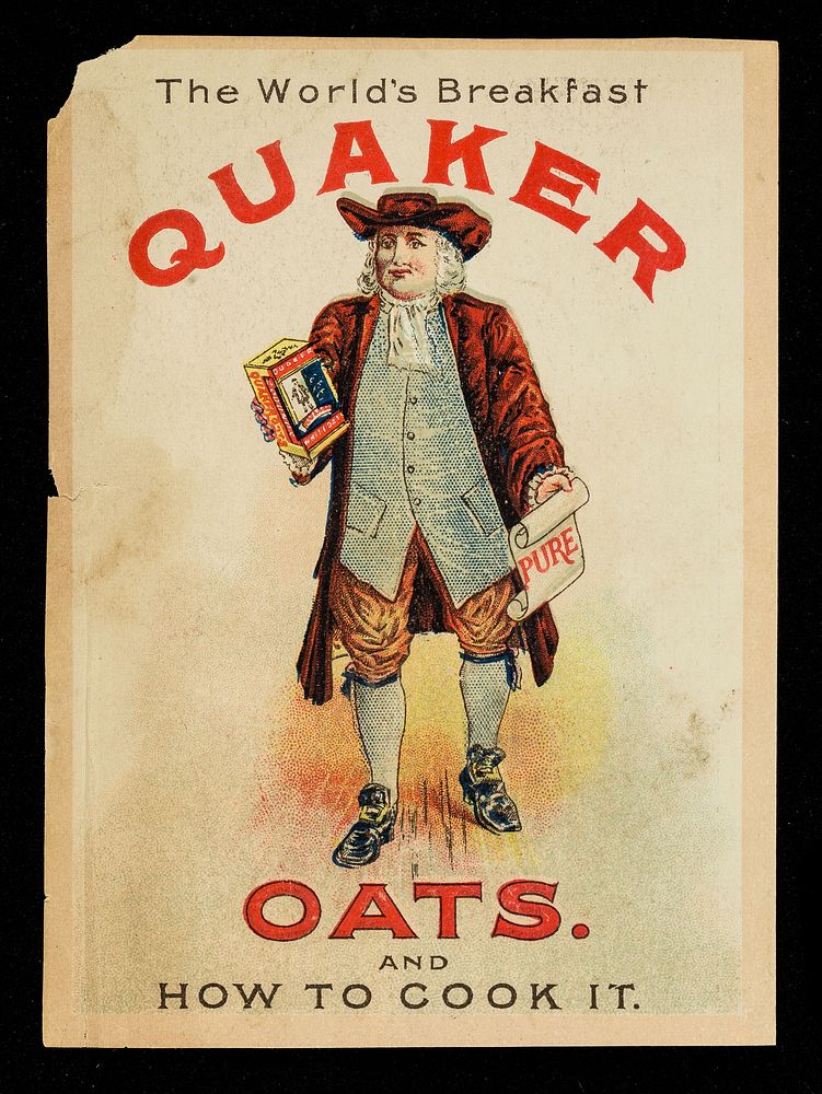 world's breakfast : Quaker Oats | Free Photo Illustration - rawpixel
