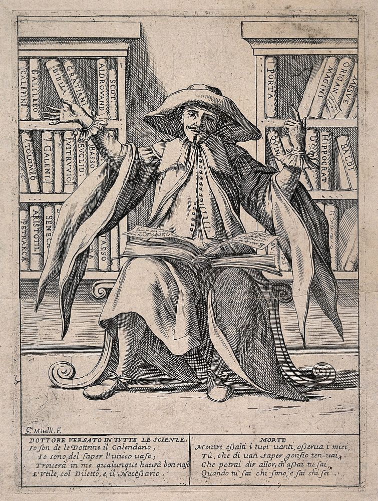 An omniscient virtuoso gestures boastfully | Free Photo Illustration ...