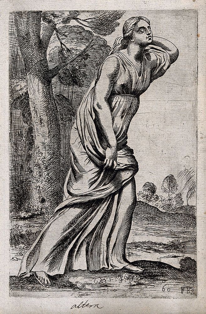 daughter Niobe. Etching F. Perrier, | Free Photo Illustration - rawpixel