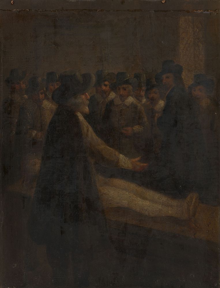 An anatomical dissection. Oil painting. | Free Photo Illustration ...