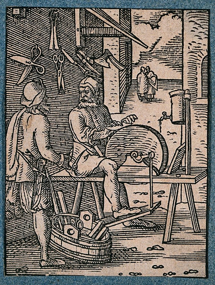 knife-grinder sharpening blade grinding wheel | Free Photo Illustration ...