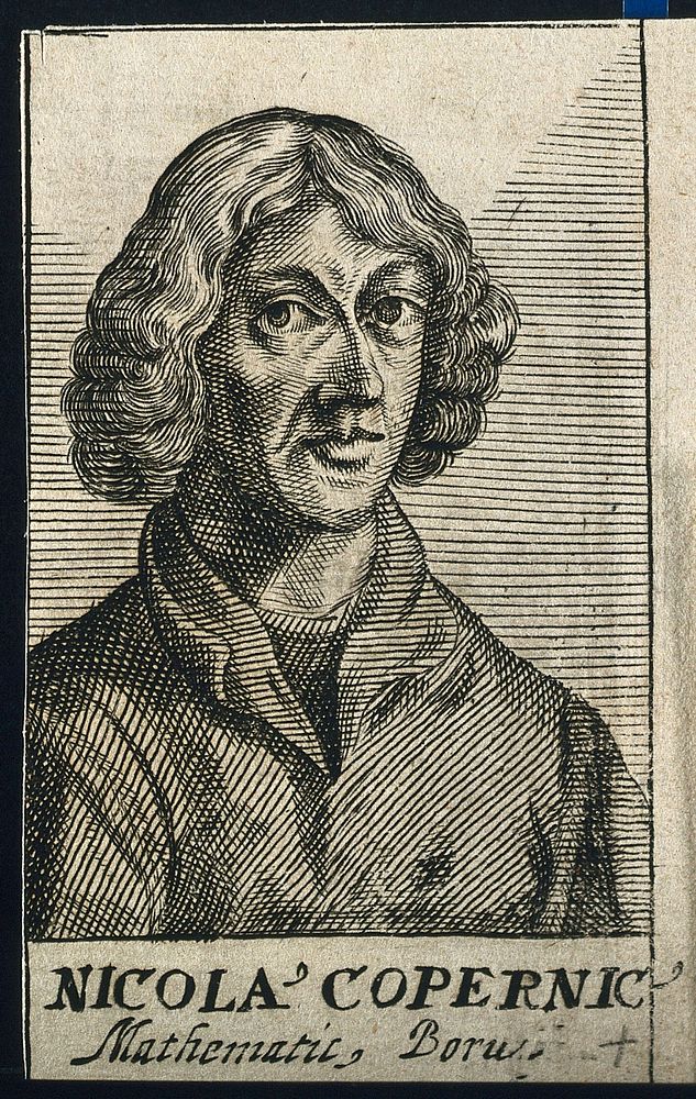 Nicolaus Copernicus. Line engraving, 1688. | Free Photo Illustration ...