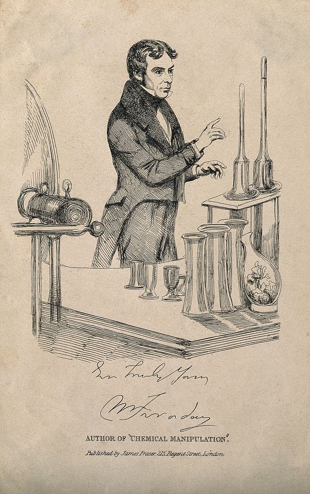 Michael Faraday. Etching D. Maclise, | Free Photo Illustration - rawpixel