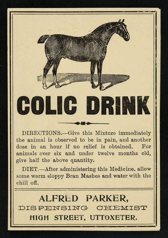 Colic drink / Alfred Parker | Free Photo Illustration - rawpixel