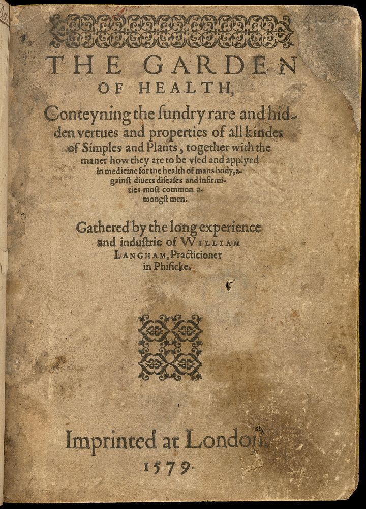 garden health, containing sundry rare | Free Photo Illustration - rawpixel