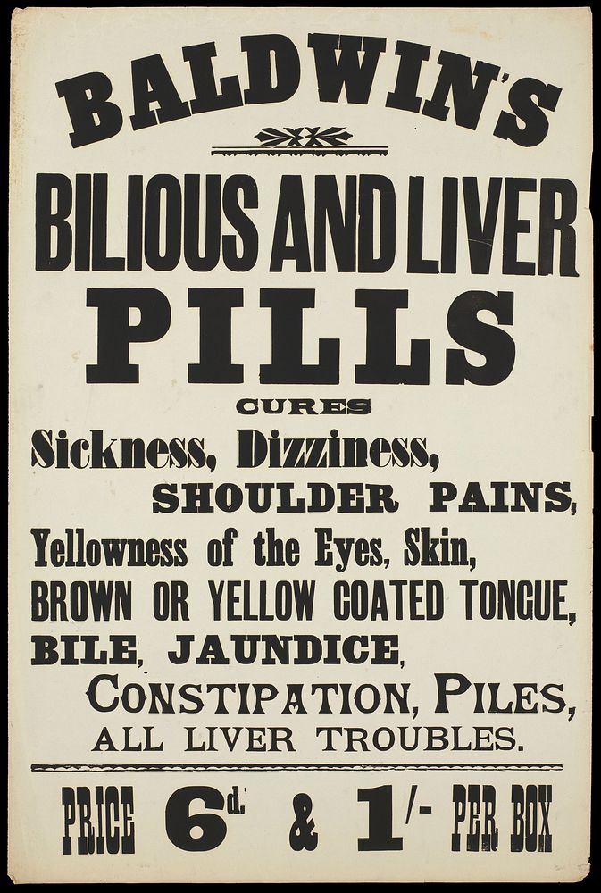 Baldwin's Bilious and Liver Pills | Free Photo Illustration - rawpixel