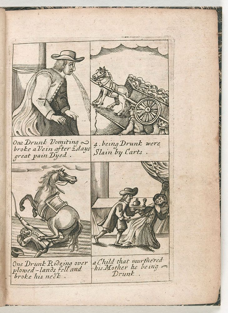 warning-piece all drunkards and health-drinkers: | Free Photo ...