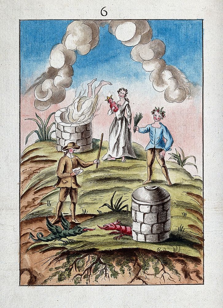 human body is consumed furnace; | Free Photo Illustration - rawpixel