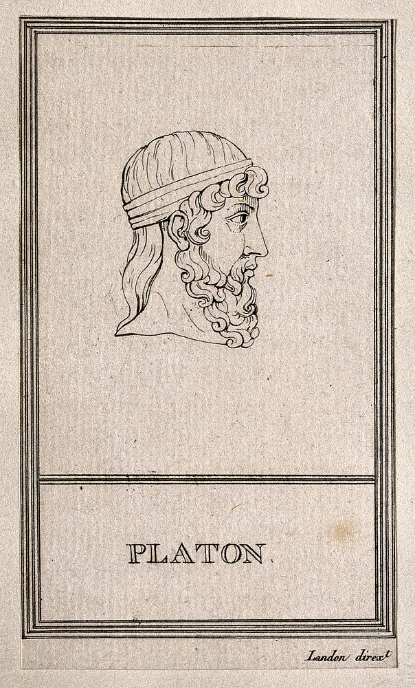 Plato. Line engraving. | Free Photo Illustration - rawpixel
