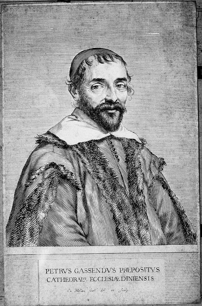 Pierre Gassendi. Line engraving C | Free Photo Illustration - rawpixel