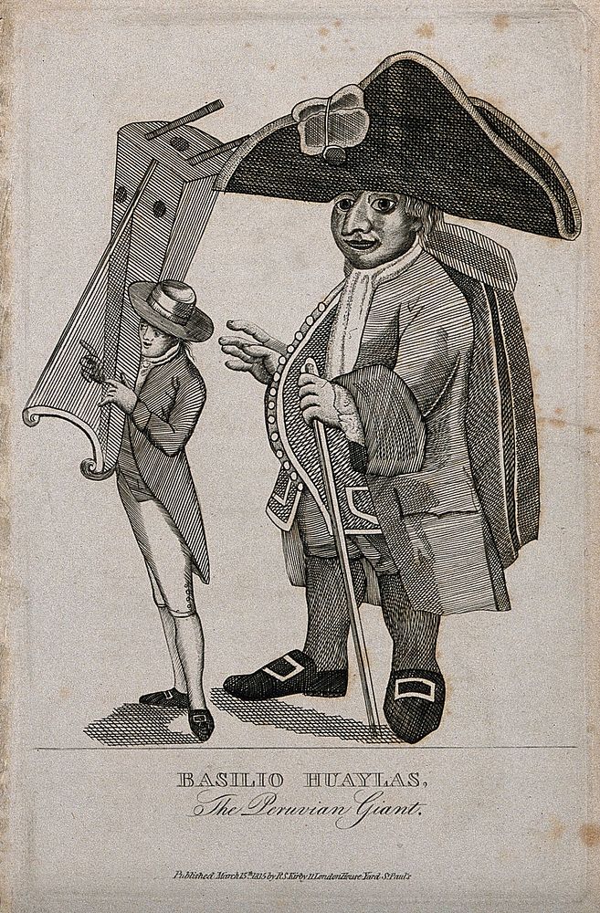 Basilio Huaylas, giant. Line engraving | Free Photo Illustration - rawpixel