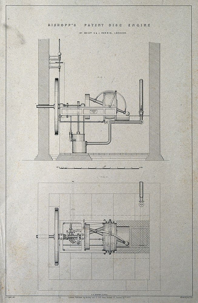 Engineering: nutating disc engine: two | Free Photo Illustration - rawpixel