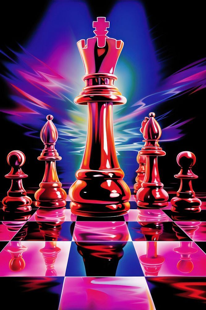 Chess game intelligence competition. | Free Photo Illustration - rawpixel