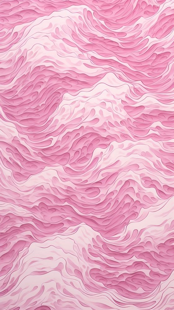 Pink wave pattern some paint | Free Photo - rawpixel